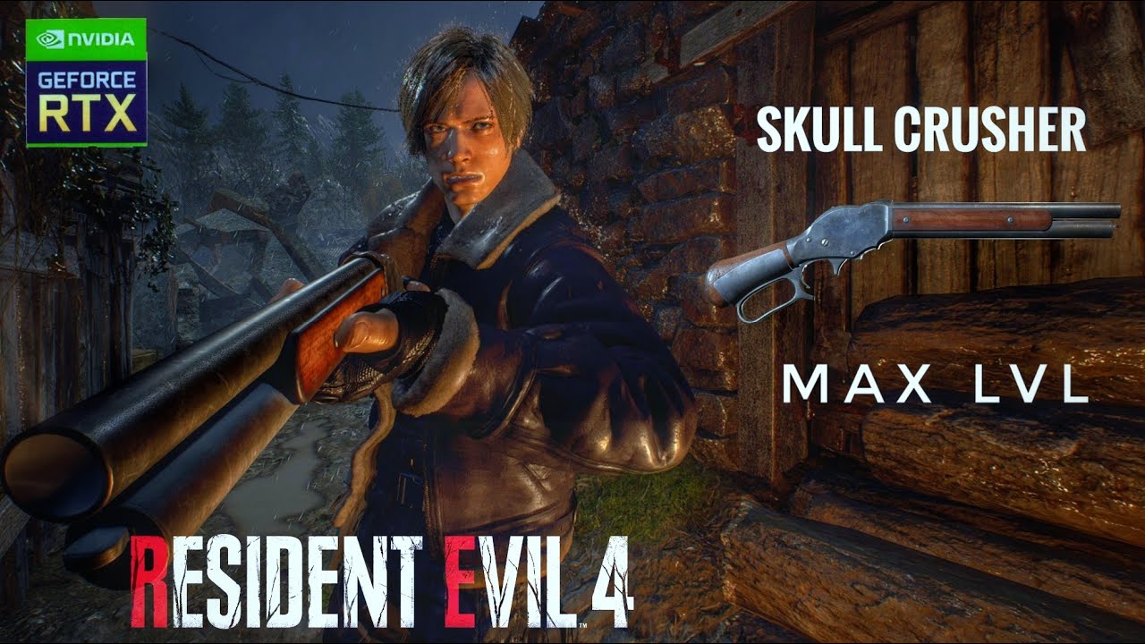 Resident evil 4 skull crusher shotgun gameplay. 4k quality - YouTube