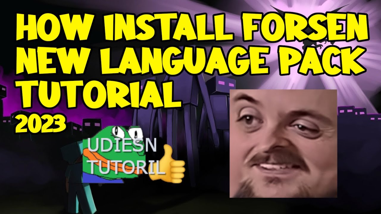 Minecraft how to install NEW 2023 Forsen Language Pack (EASY) - YouTube