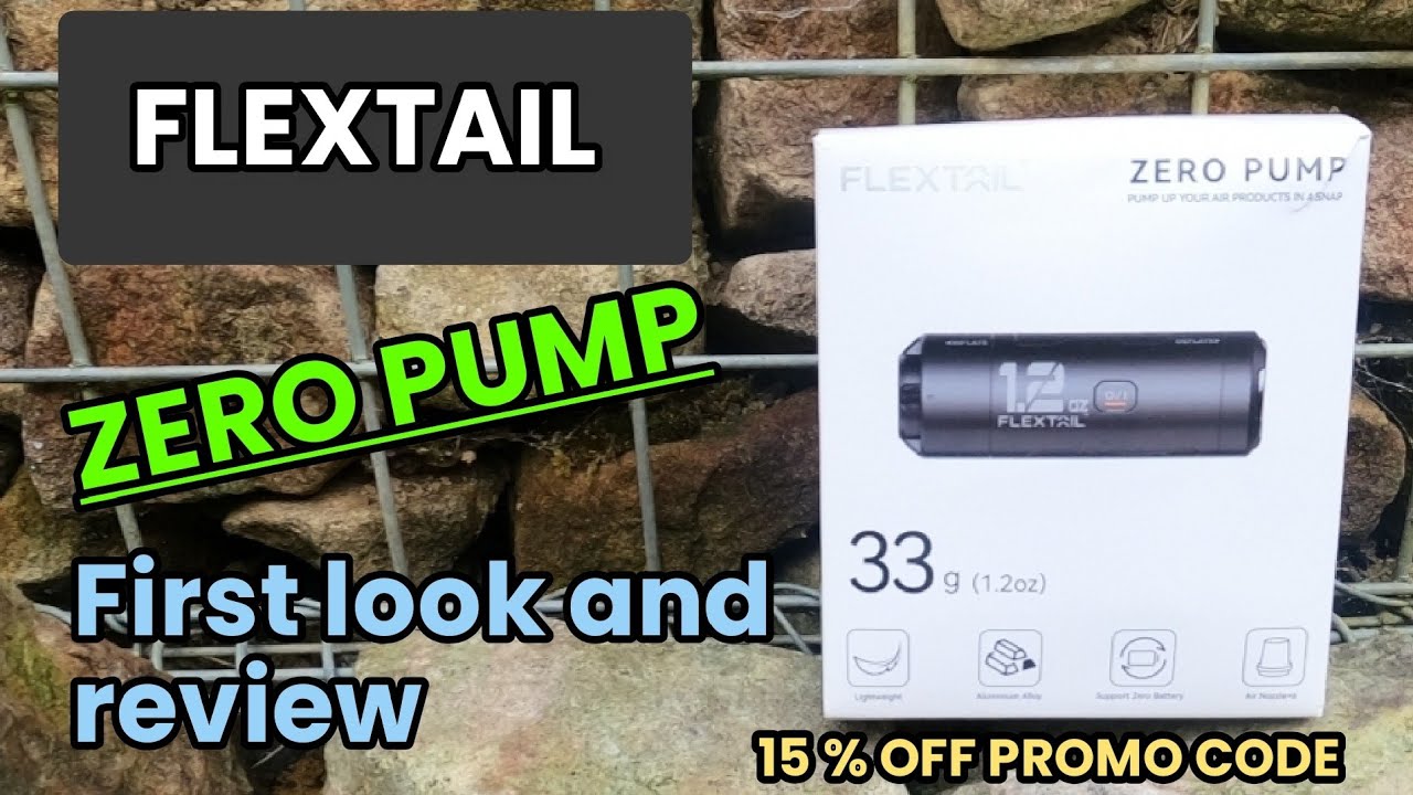 Flextail Zero pump first look review and promo code.... - YouTube