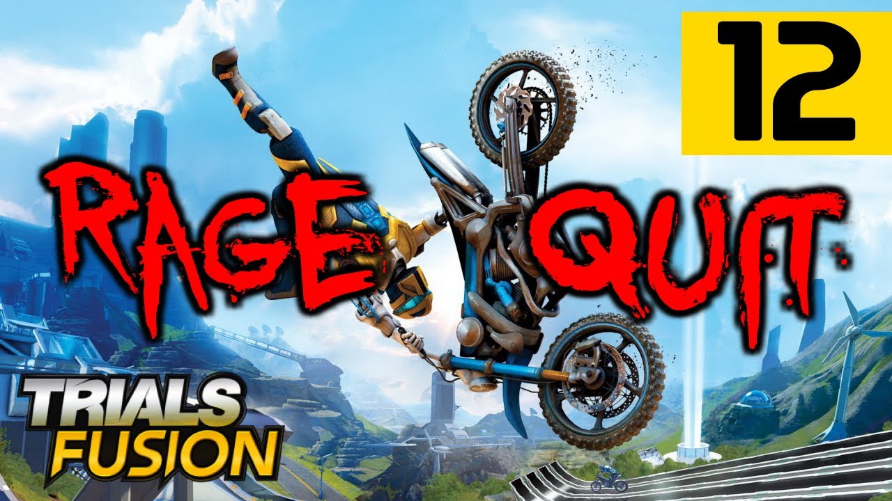 Trials Fusion - Let's Play - Part 12- Expert Fails RAGE QUIT [1/2 ...