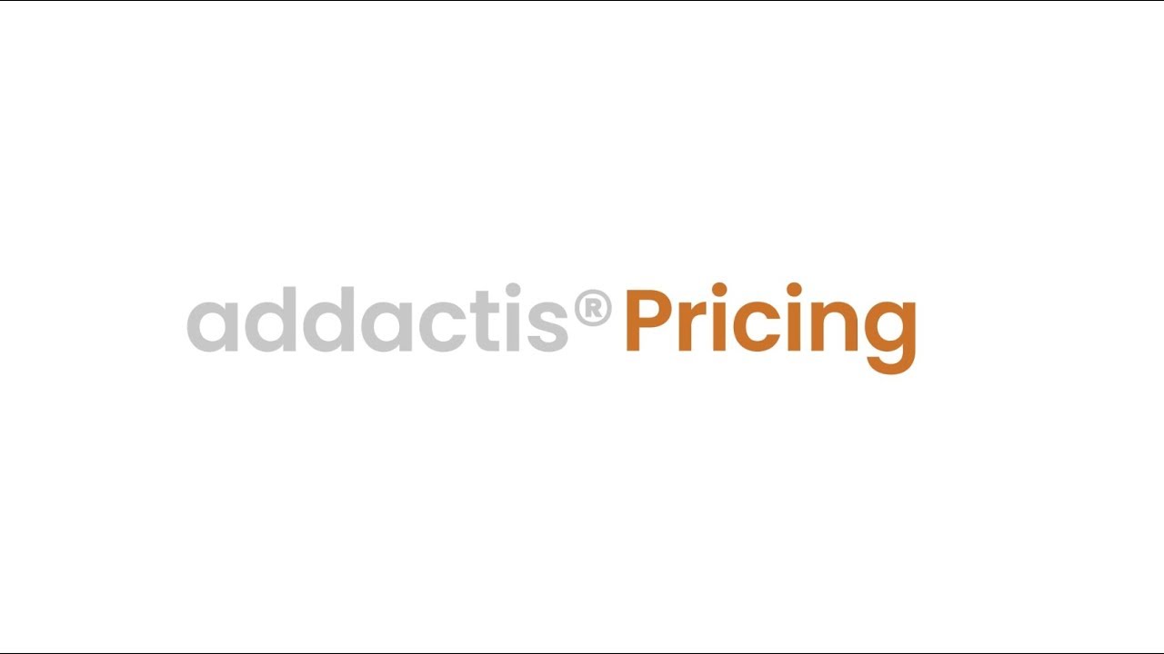 addactis® Pricing solutions - YouTube