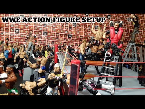 WWE ACTION FIGURE SETUP NEW SHOW - YouTube