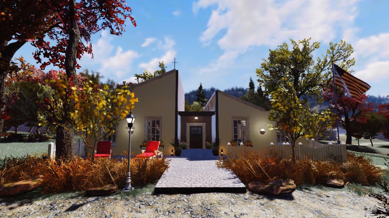 Fallout 76 Camp Build | Classical Modern Home - YouTube