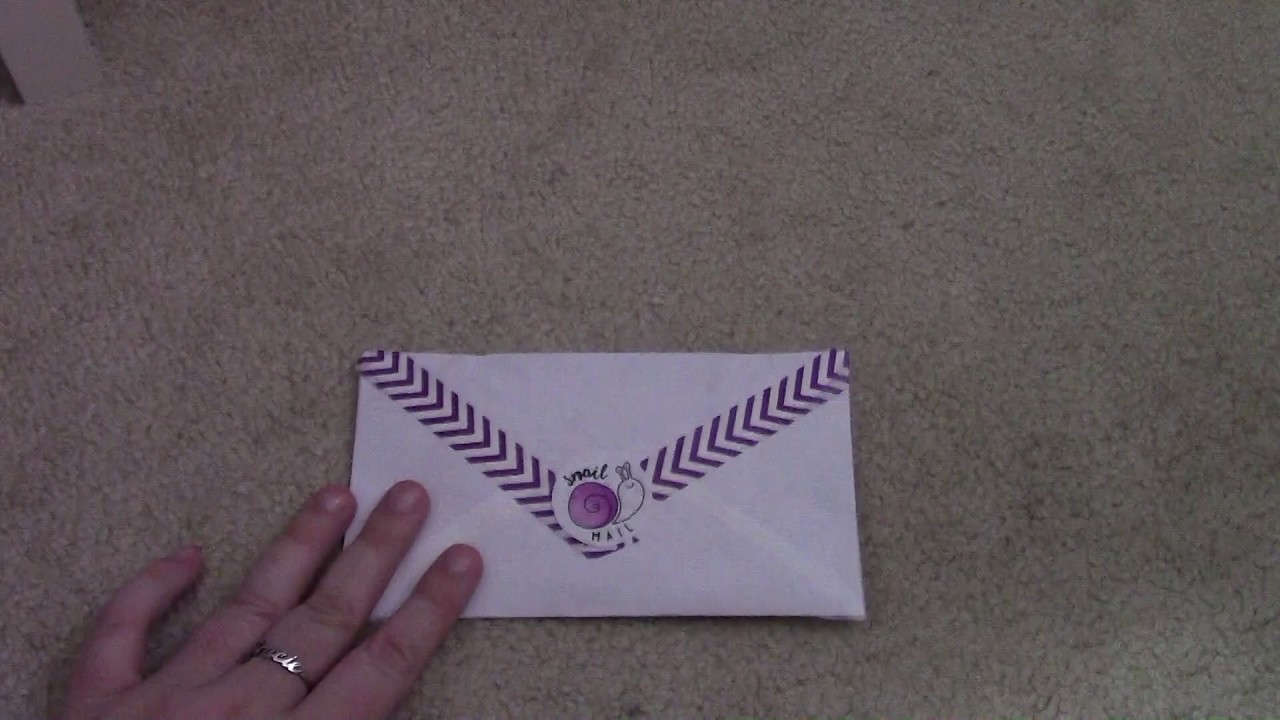 PEN PAL ENVELOPE DECORATING #1 Hello Kitty! - YouTube