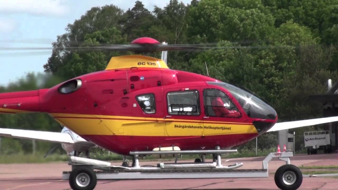Eurocopter EC-135 start - YouTube