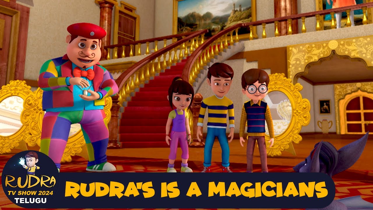 Rudra's Is A Magicians | New Rudra Cartoon Episode | Telugu Cartoon ...