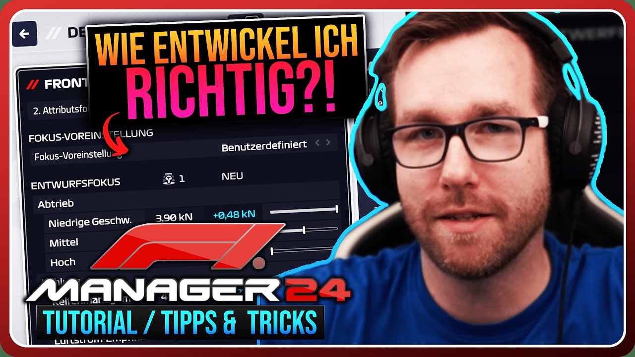 Wie entwickle ich richtig ? | F1 Manager 2024 Tutorial / Tipps & Tricks - YouTube