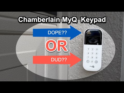 Chamberlain MyQ Video Garage Door Opener Keypad - YouTube