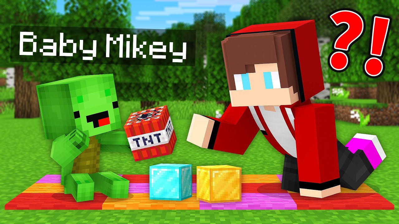 How Mikey Became Baby in Minecraft? - JJ Maizen Challenge - YouTube
