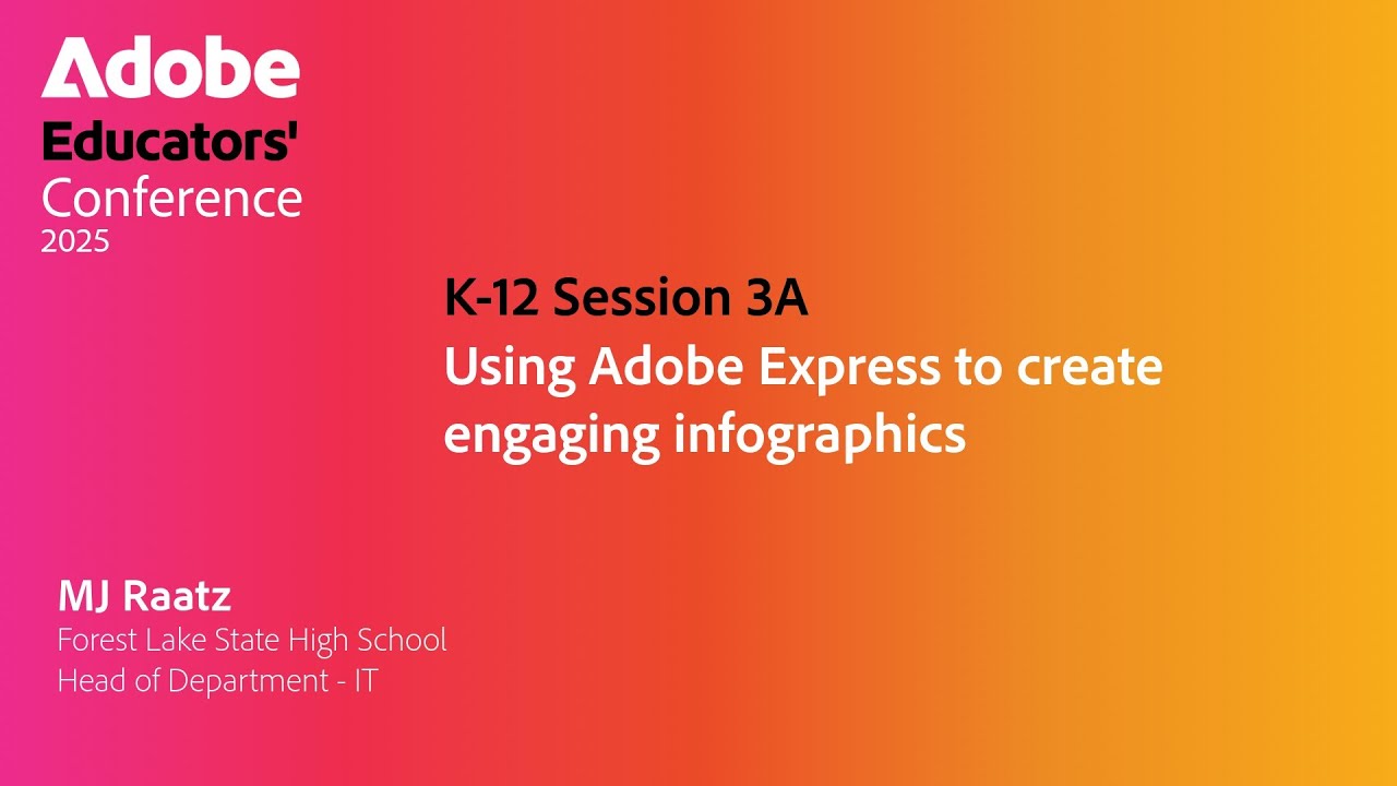Using Adobe Express to create engaging infographics - MJ Raatz - YouTube