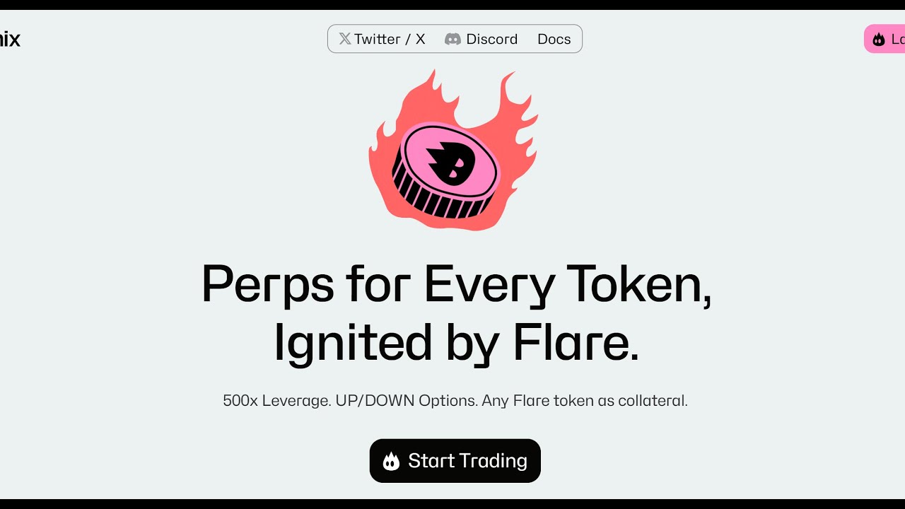 Flamix.Trade: High-Leverage Trading & Liquidity Pools on Flare Network ...