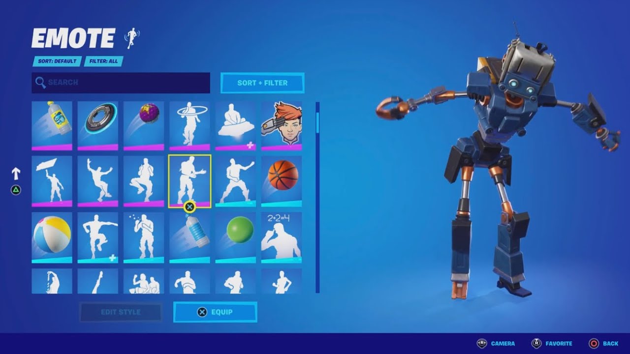 Fortnite - The Robot Emote - YouTube