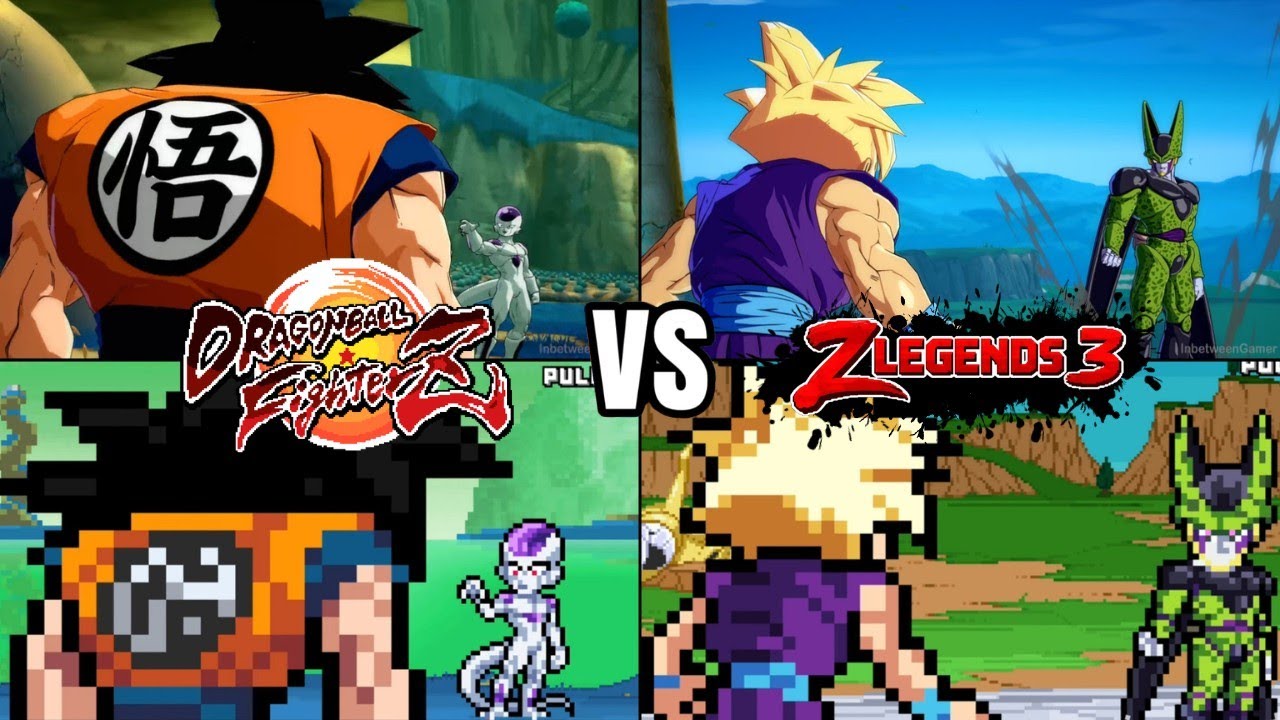 Dramatic Finishes Comparison | FighterZ vs Z Legends 3 - YouTube