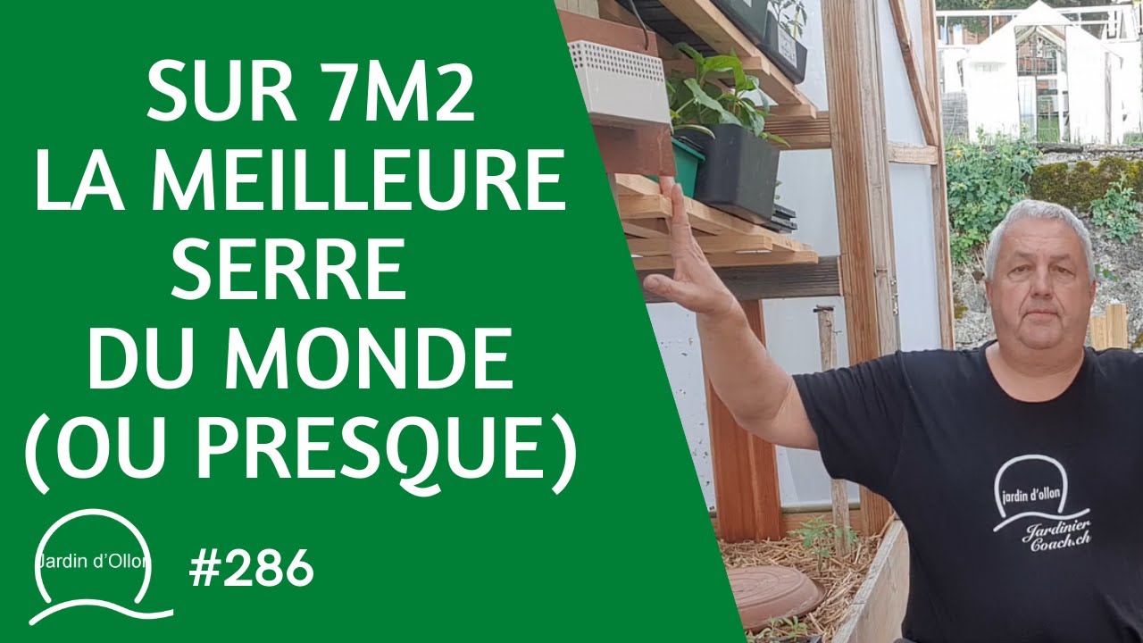#286-Sur 7m2, résistante au vent et à la neige 💪, la meilleure serre du ...