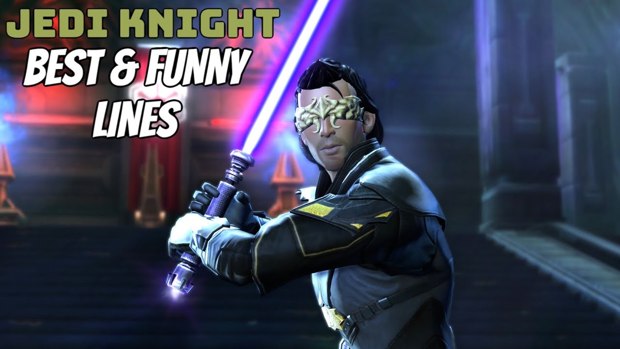 SWTOR: Jedi Knight - Best Moments & Funny Lines - YouTube