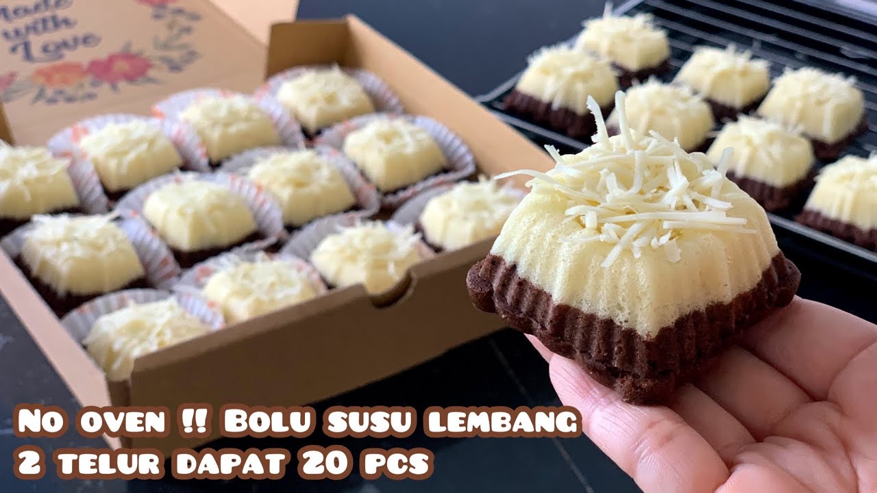 Laris manis!! 2 telur dapat 20pcs, Bolu susu lembang mini lumer. Cocok ...