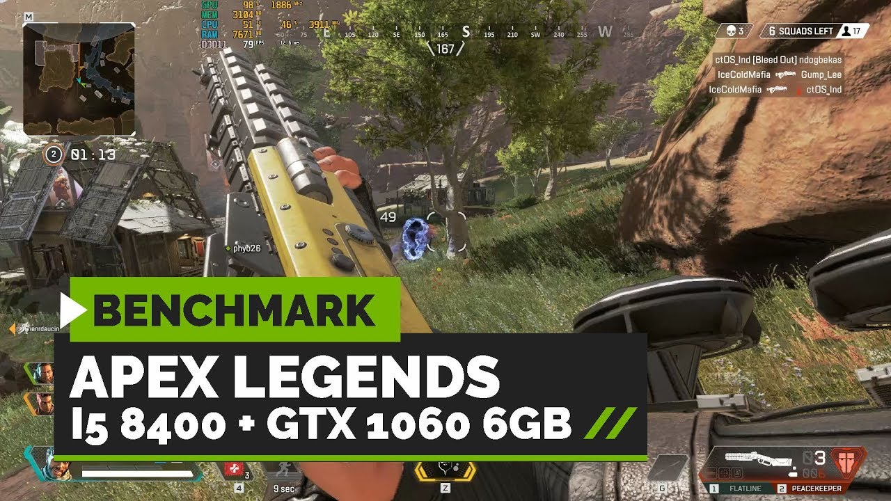 Apex Legends Best Graphic Settings on GTX 1060 + i5 8400 - YouTube