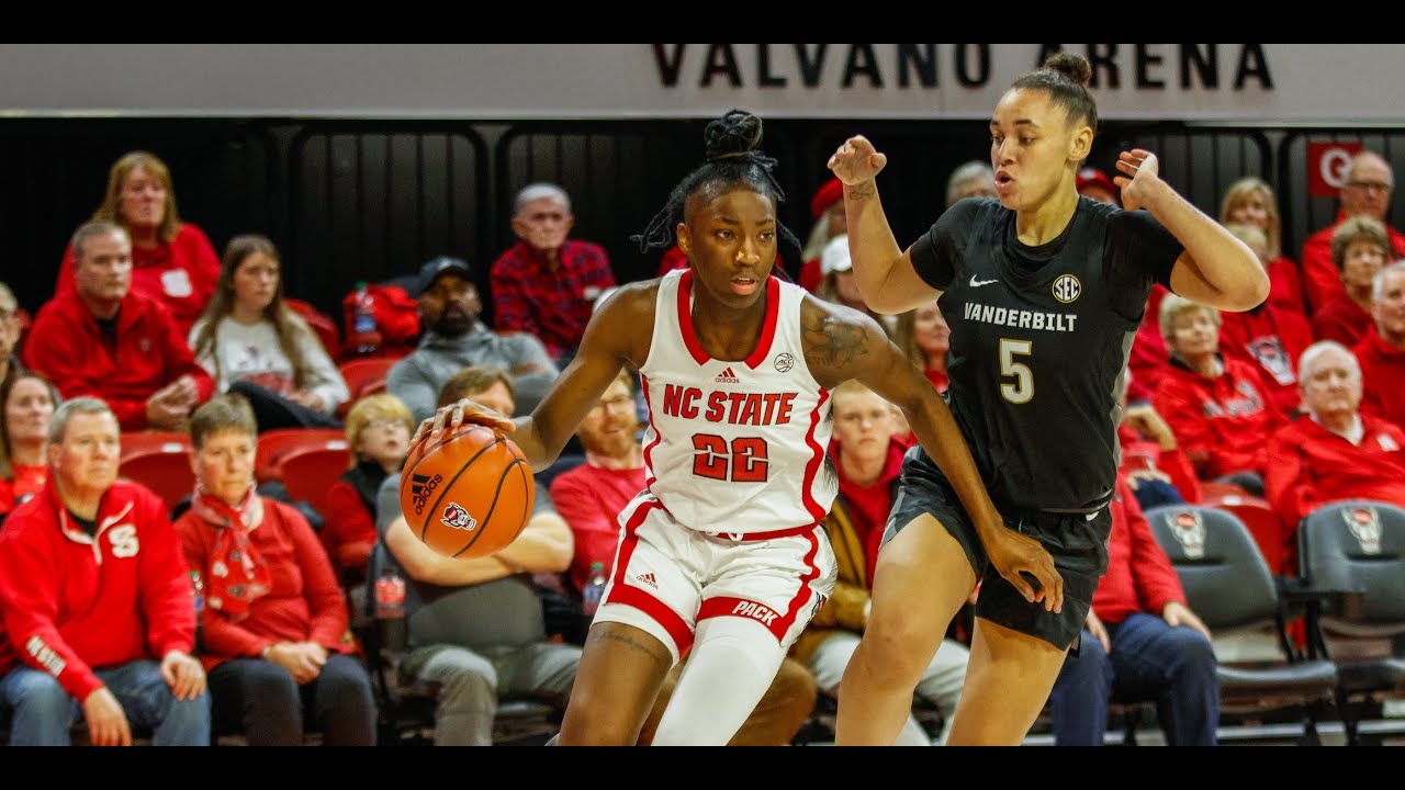 NC State C River Baldwin and G Saniya Rivers meet with the media after ...