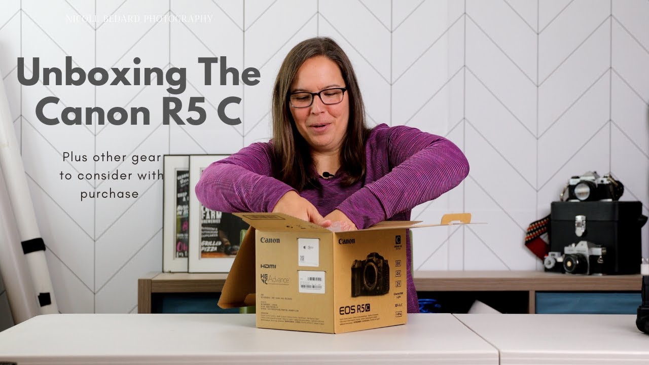 Unboxing the Canon R5 C and additional gear to consider - YouTube