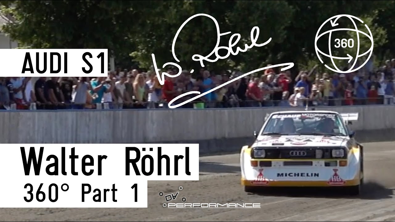 Walter Röhrl Audi S1 360° View Onboard Part 1 Olympia Rallye 2022 ...