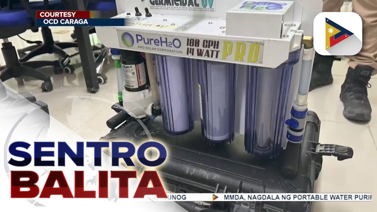 60 portable water purification machines, dinala ng MMDA sa mga ...