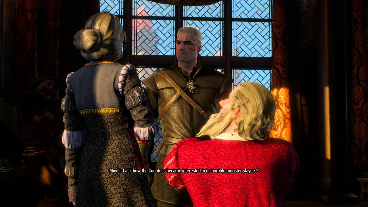 The Witcher 3: Hearts of Stone - Open Seseme: Geralt Meets Countess ...