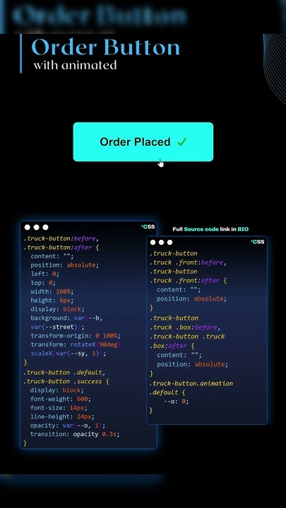 🛒 Interactive Order Button Animation With Javascript 💻shorts Shortvideo Buttonanimation 1319