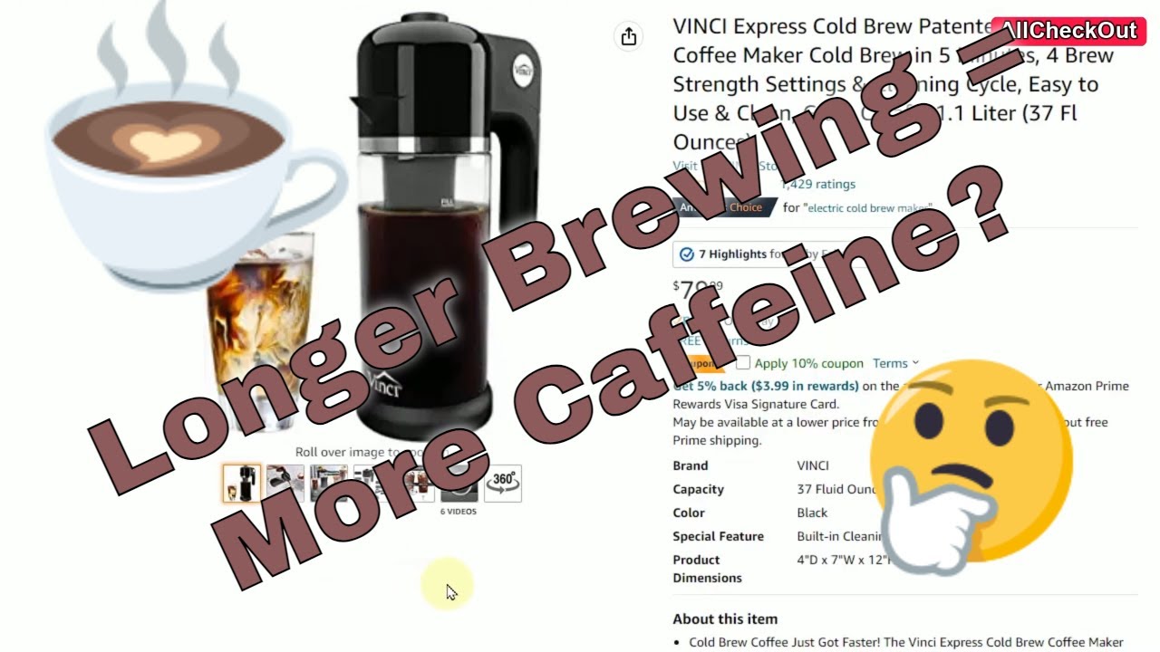 Will Longer Cold Brew Coffee Brewing Time Really Result In More Caffeine?(Had Opposite ...