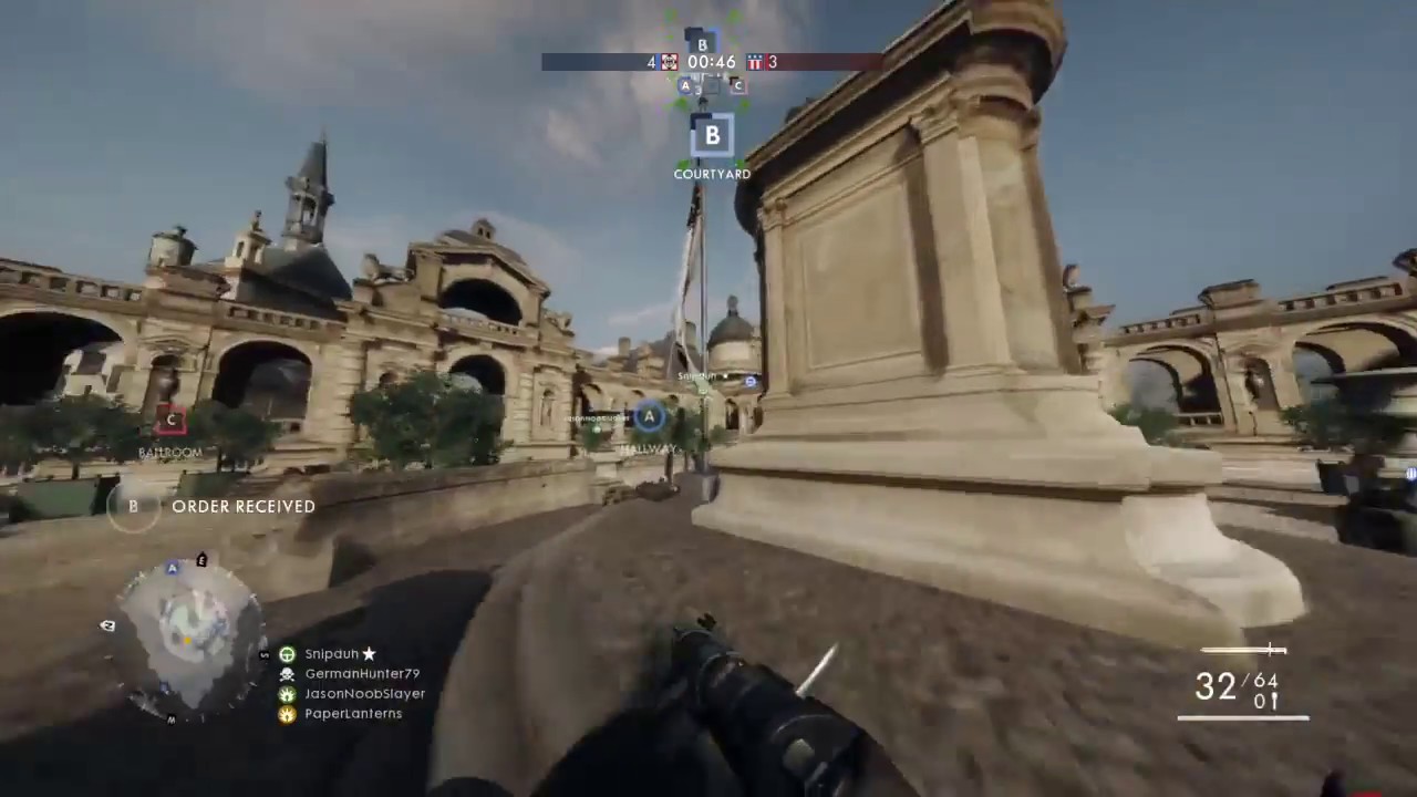 Battlefield 1, Max FOV (105/Hor+120) Gameplay on PS4 - YouTube