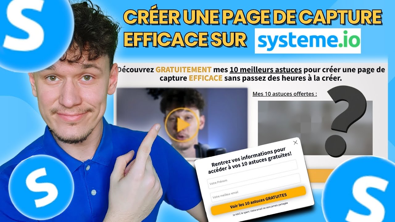 Comment Créer une Page de Capture Efficace sur Systeme.io (Tuto Complet ...