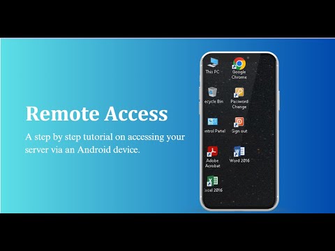 How to Access a Server Using Remote Desktop - YouTube