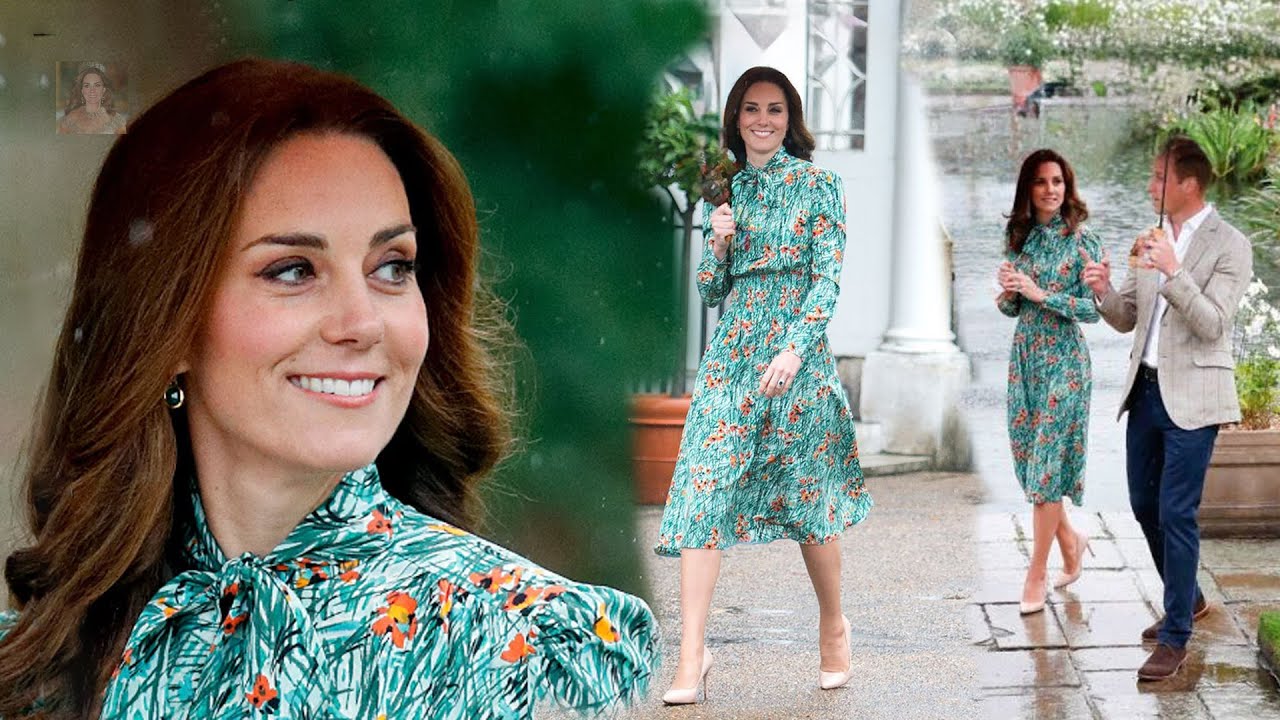 Princess Kate Looks BEAUTIFUL In A The Green Prada Dress At The ...