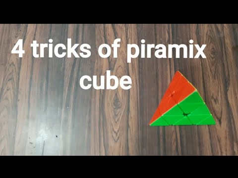 4 tricks of piramix cube . - YouTube
