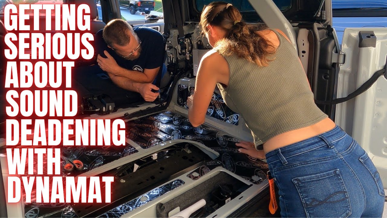 BRONCO BADLANDS GETS SOUND DEADENING WITH DYNAMAT - YouTube