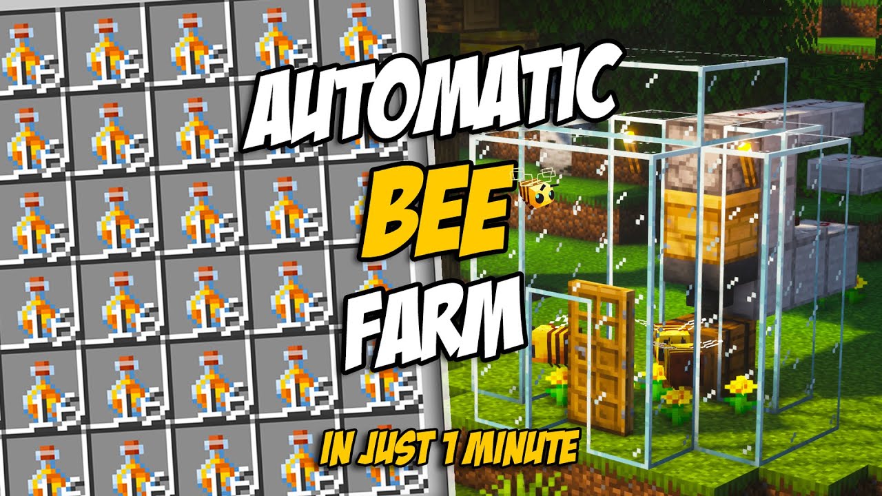 Minecraft Fully Automatic Honey Farm Tutorial 1.19 - YouTube
