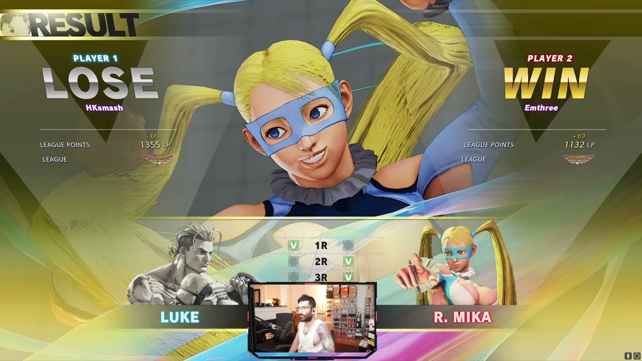 R.MIKA WAS THROWING THE PEACH! (Street Fighter 5 Ranked) - YouTube