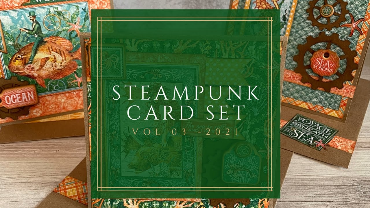 Steampunk Card Set Tutorial - YouTube