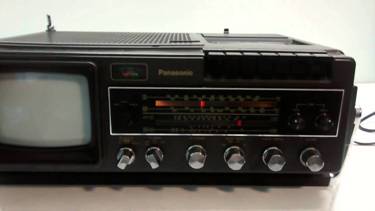 Panasonic TV Radio Cassette Recorder TR-5001X - YouTube