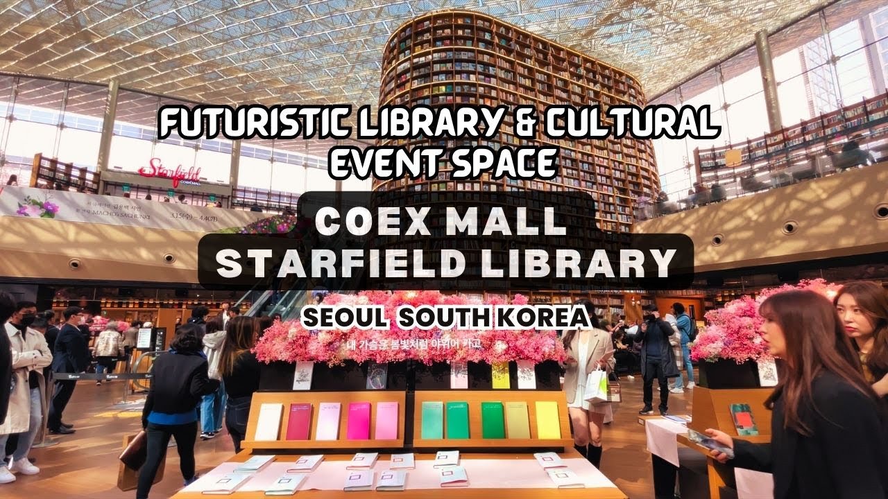 Futuristic Library At COEX Starfield Library | Seoul South Korea - YouTube