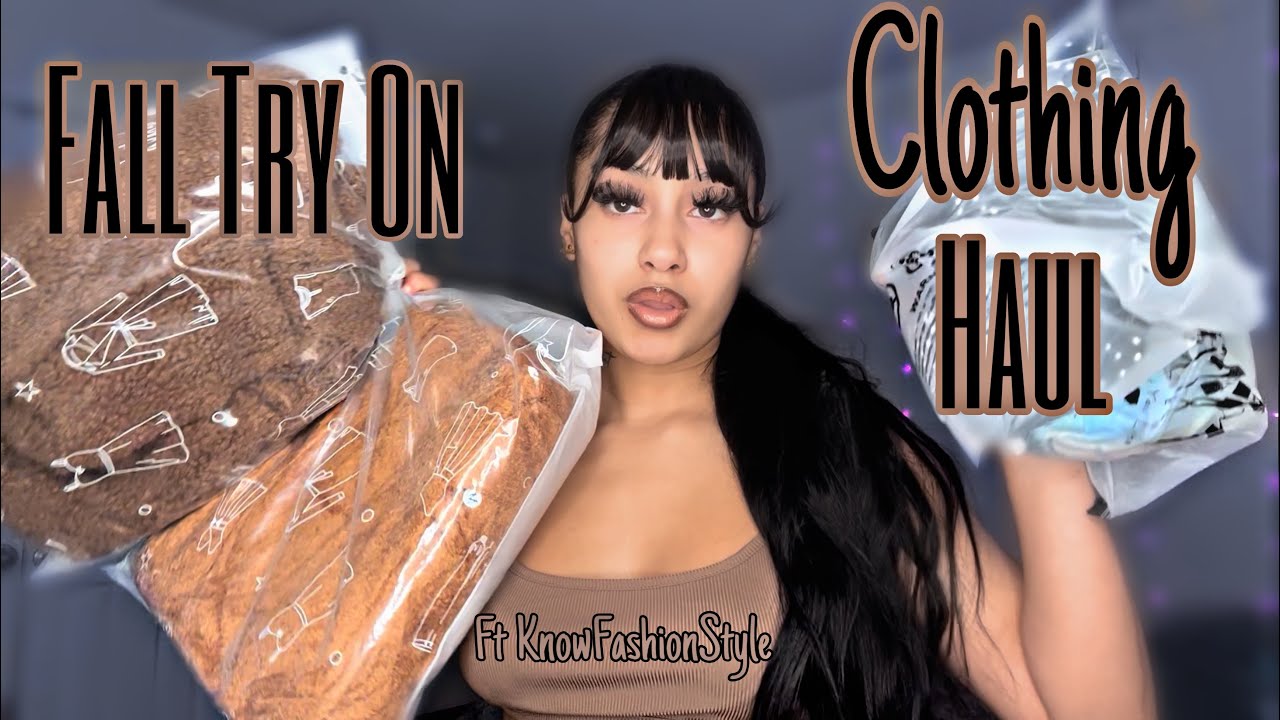 FALL TRY ON CLOTHING HAUL ft KnowFashionStyle - YouTube