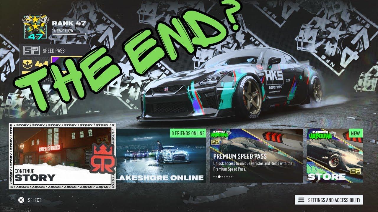 IS THIS THE END? NFS UNBOUND STORY MODE - YouTube