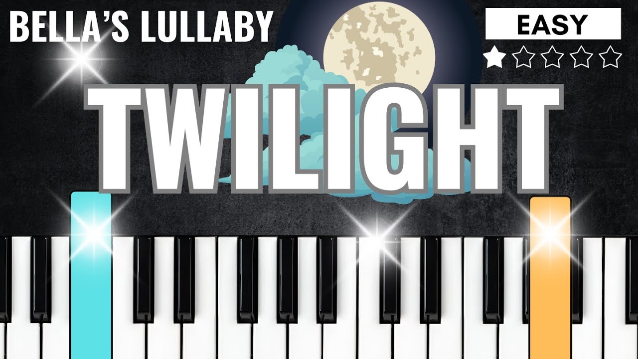 Twilight, Bella’s Lullaby | EASY PIANO TUTORIAL FOR BEGINNERS - YouTube