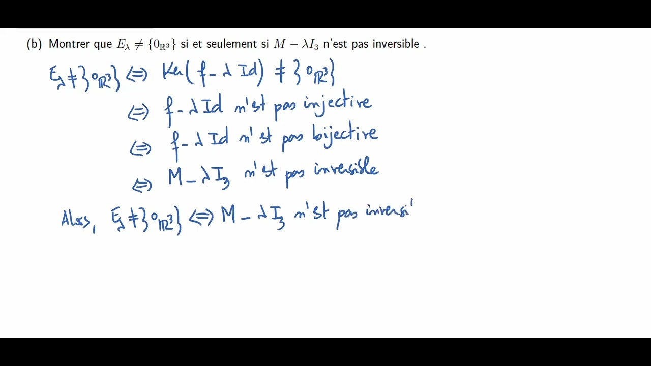 Exercice sur les matrices semblables - Partie 1 - YouTube