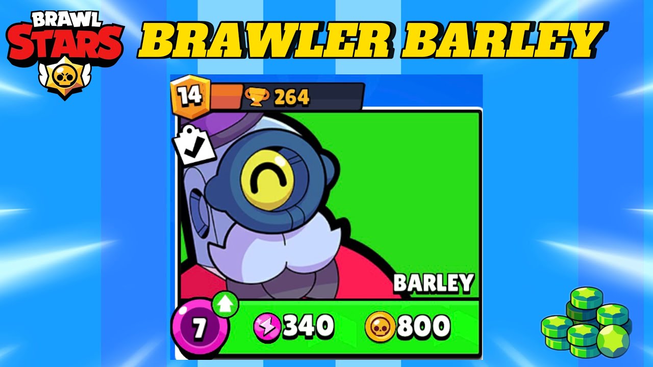 I LOVE YOU BRAWLER BARLEY / BRAWL STARS - YouTube