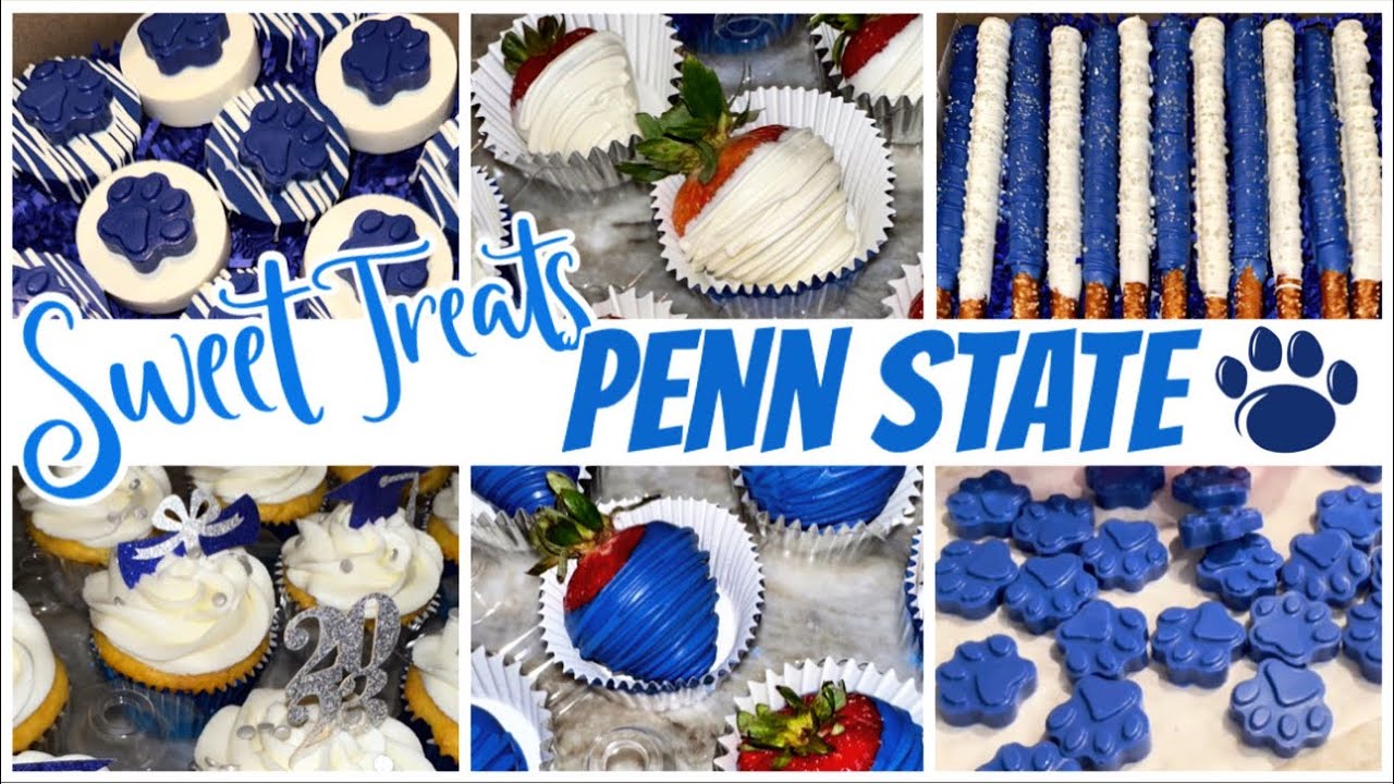 CHOCOLATE COVERED SWEET TREATS | PENN STATE THEMED - YouTube
