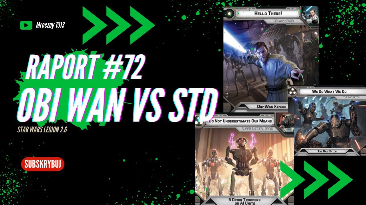 STAR WARS LEGION 72 GAR Obi-Wan Kenobi and The Bad Batch vs CIS STD ...