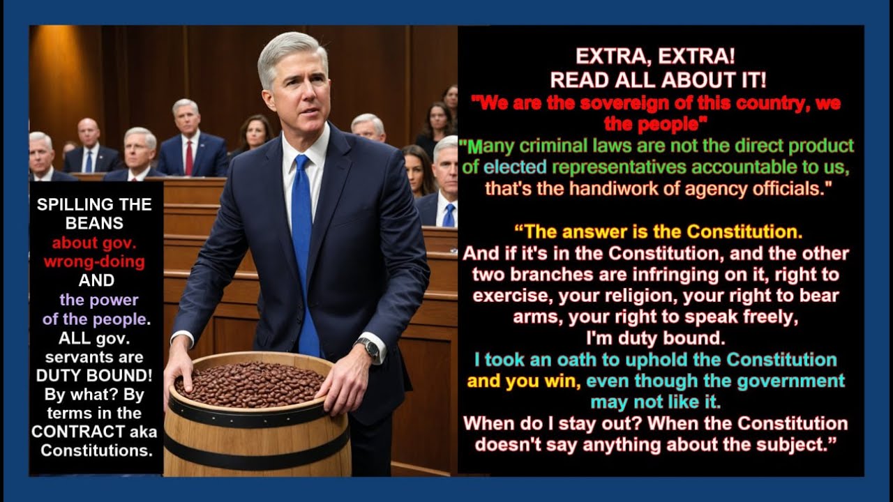 READ GORSUCH BOOK URGENT - YouTube