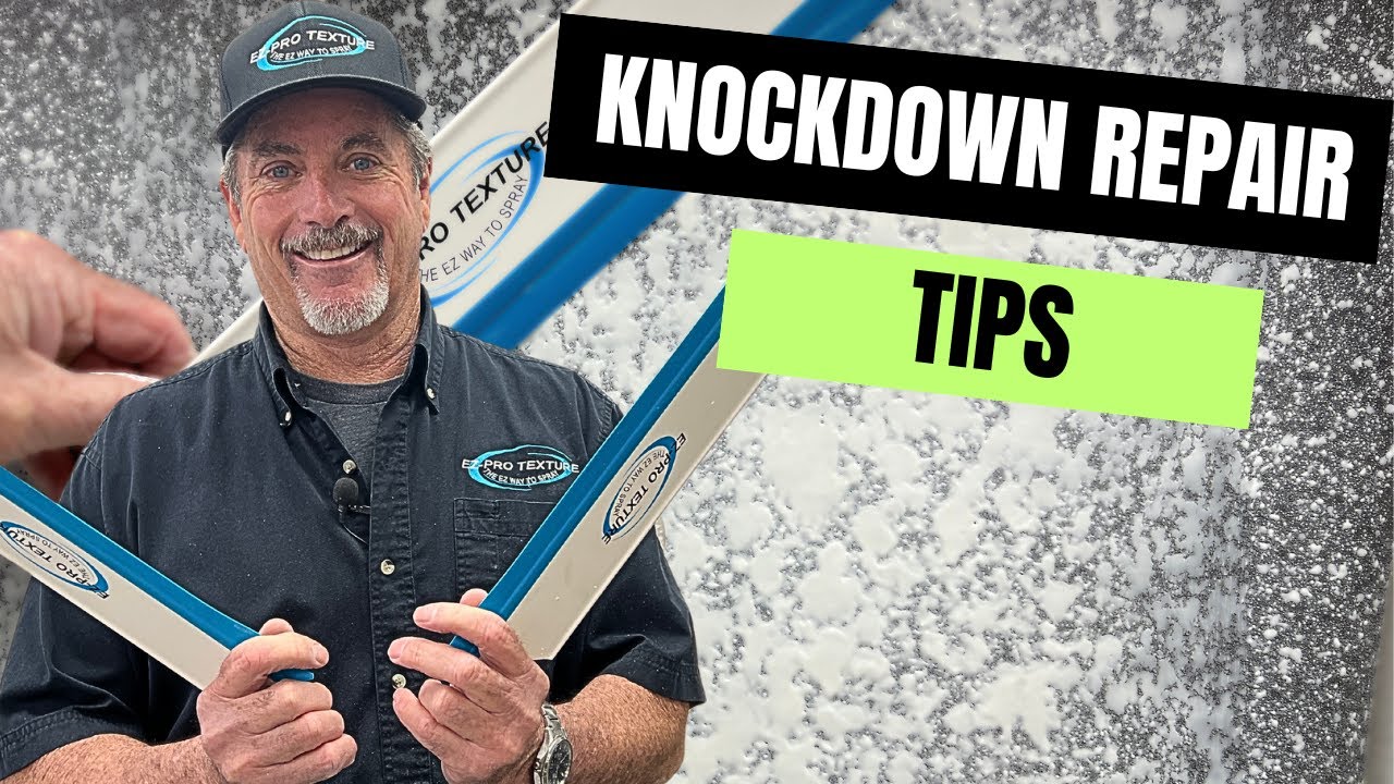 Knockdown Texture Repair: How To Create These 2 popular patterns - YouTube