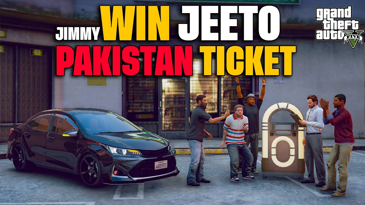 JIMMY WIN JEETO PAKISTAN TICKET | CHAND RAAT MUBARAK | GTA 5 PAKISTAN ...