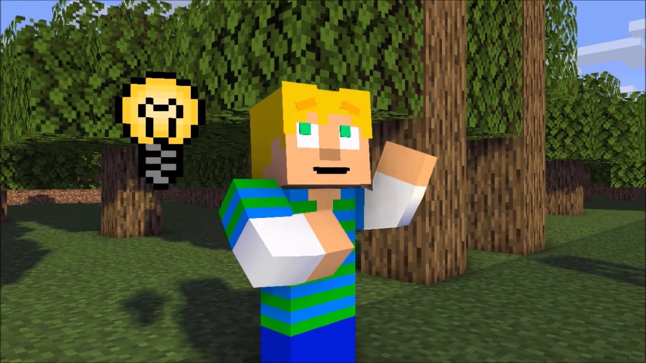 The Iron Giant Golem - The Friendly Robot MineCraft (Animation) - YouTube